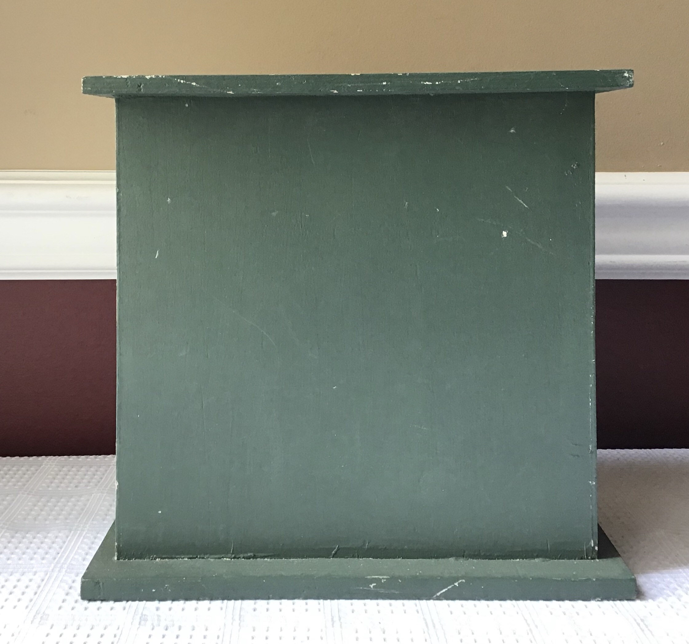 Vintage Small Wooden Storage Box With Four Drawers/ Keepsake Box, 10” X ...