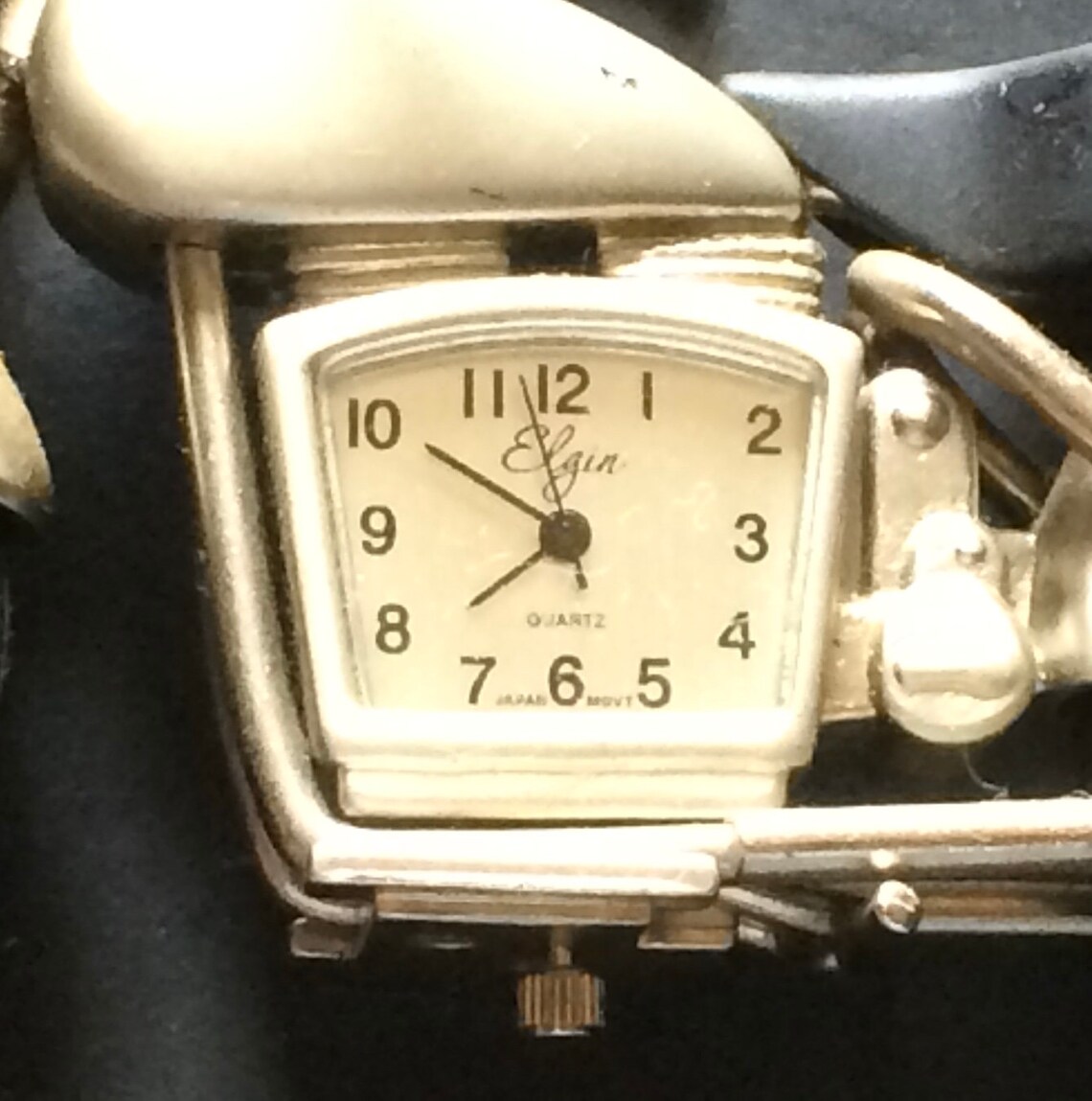 Vintage Miniature Elgin Motorcycle Quartz Clock With Japan | Etsy