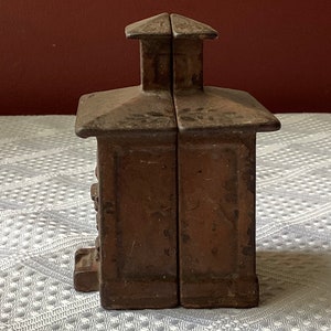 Antique 19th C. J&E Stevens Cast Iron Coin Bank - Etsy