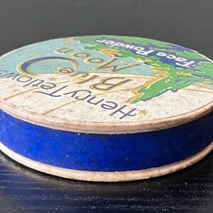 Rare Antique Henry Tetlow’s Blue Moon Face Powder, Brunette, (full) - Etsy