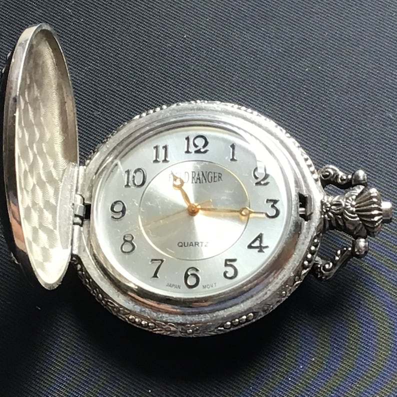 Vintage Field Ranger Pocket Watch Quartz Japan Movement | Etsy