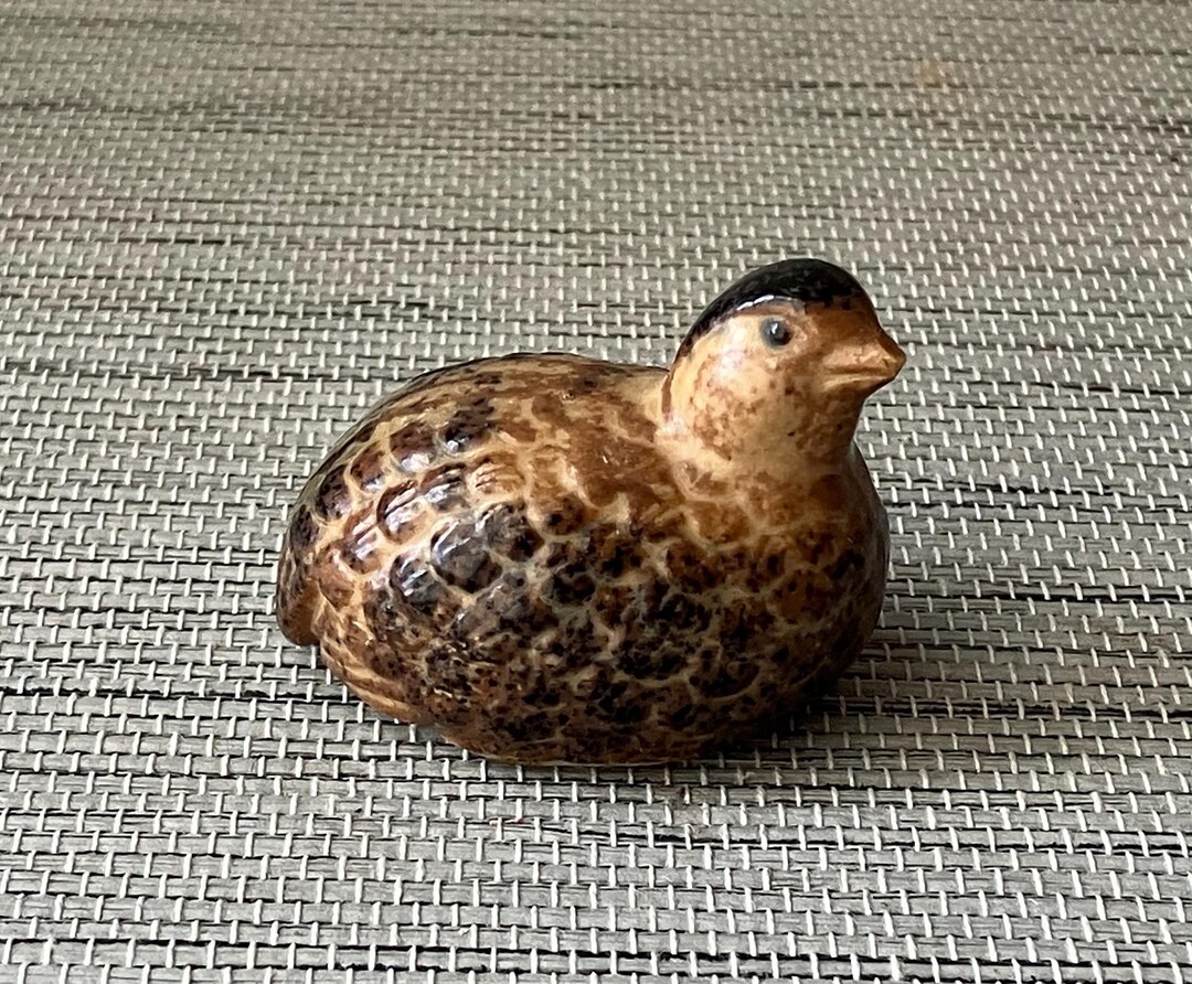 Vintage Miniature Japanese Ceramic Quail Figurine, Unmarked, 1.75” L - Etsy