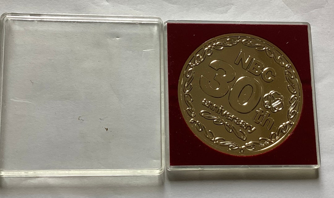 Vintage NBC 30th Anniversary Token/medal in Original Packaging, 2 1/4 ...