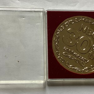 Vintage NBC 30th Anniversary Token/medal in Original Packaging, 2 1/4 ...