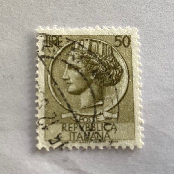 Repvbblica Italiana Vintage 50 Stamps - Etsy