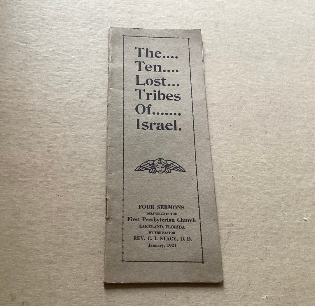 The Ten Lost Tribes of Israel Booklet Four Sermons 1921 - Etsy