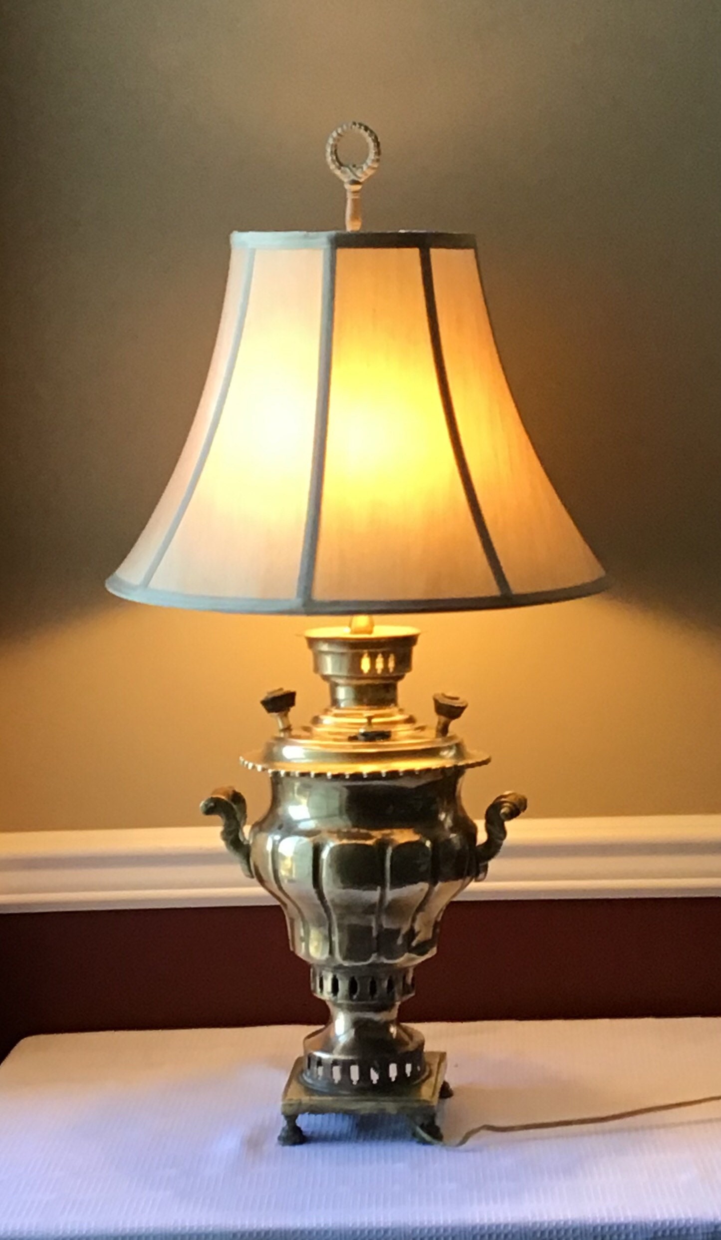 Antique Samovar Lamp Working Shade and Light Bulb Not - Etsy