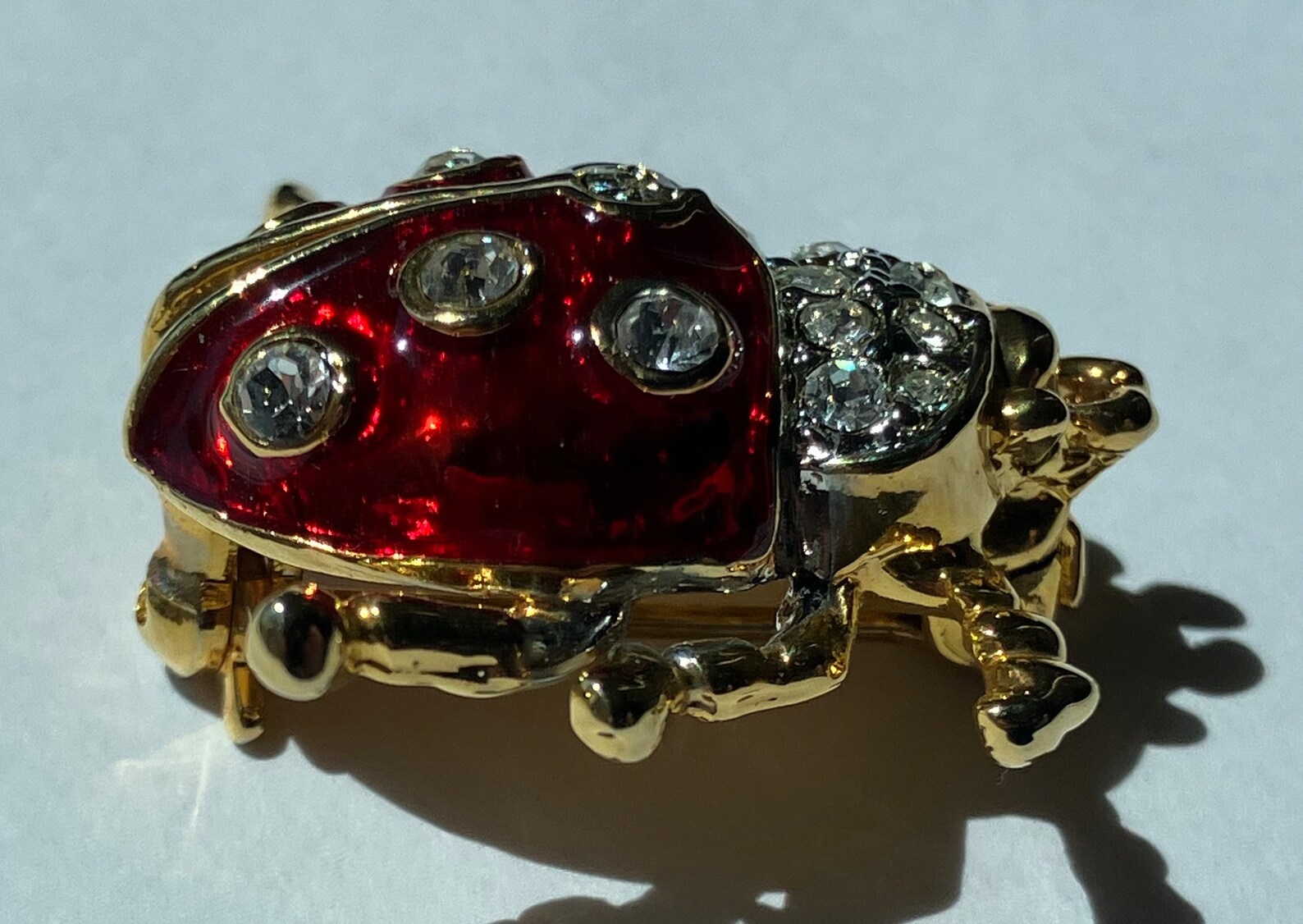 Vintage Christian Dior Style Ladybug Brooch, Unmarked - Etsy