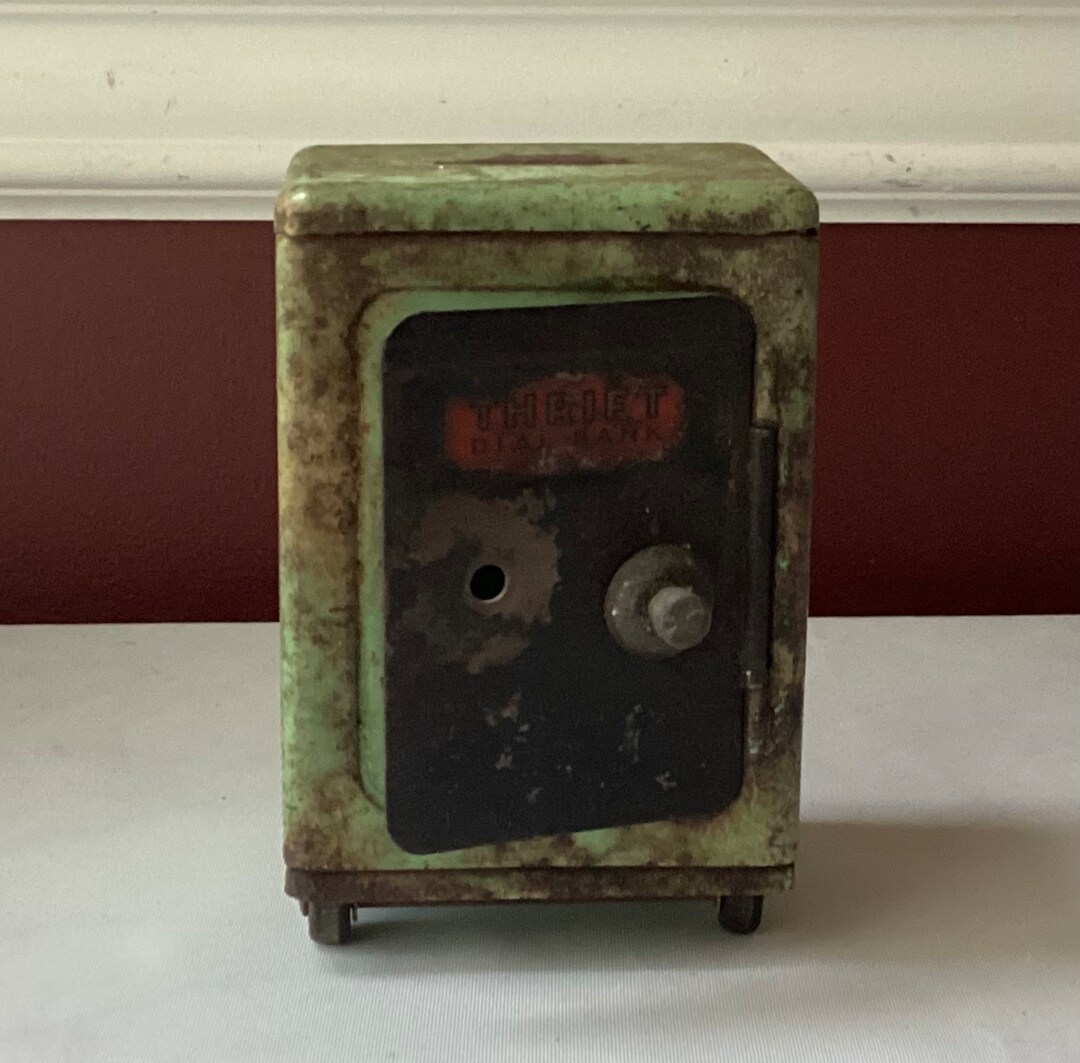 Vintage Thrift Dial Bank Metal Coin/ Piggy Bank, 4 3/4" T X 3" W - Etsy