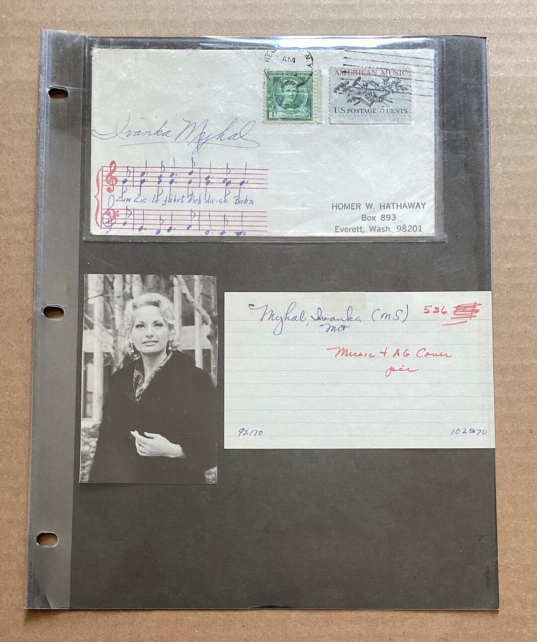 Ivanka Myhal Ukrainian Soprano Singer Autograph, 1970 - Etsy