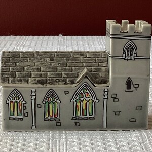 Vintage Wade Miniature Church Figurine, Made in England, 3” L - Etsy