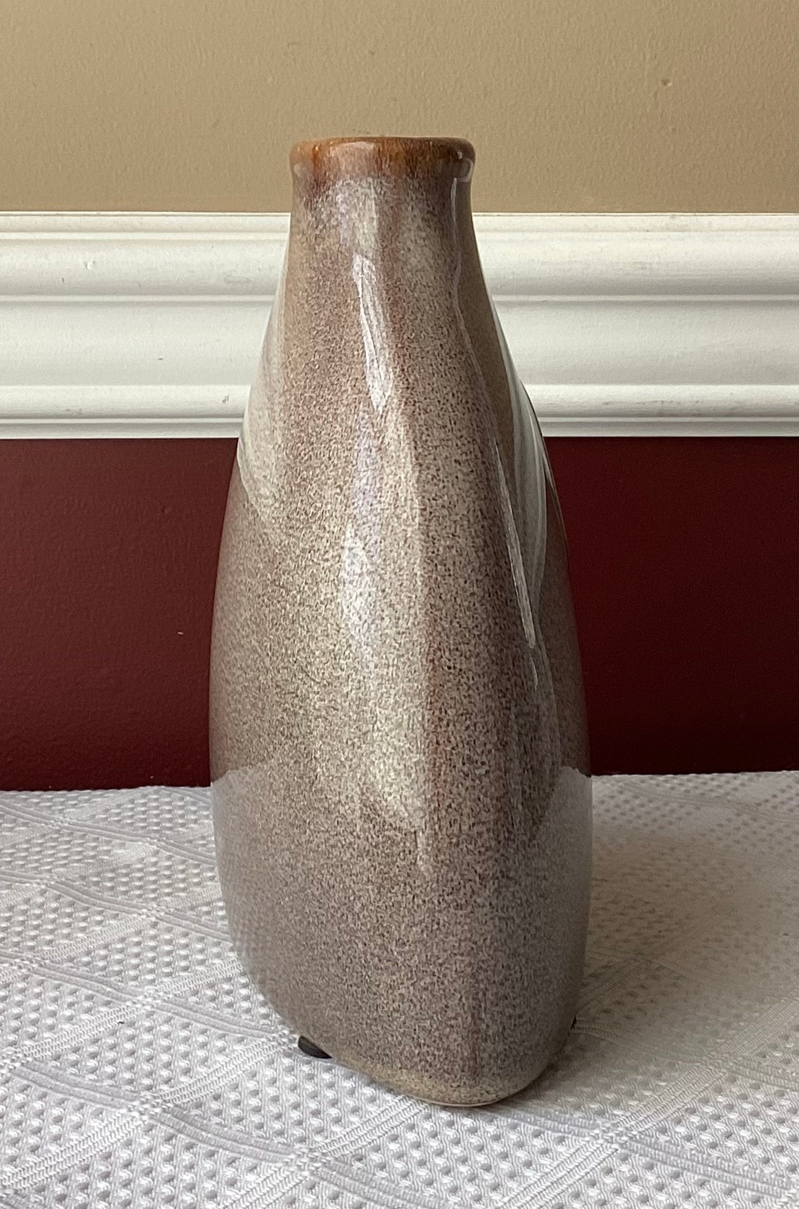 Vintage Chinese Flask/bottle Shape Ceramic Vase 8 Tall - Etsy