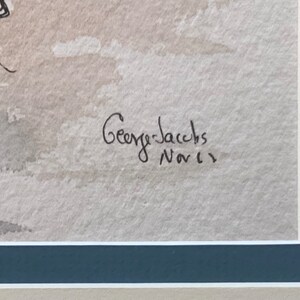 Vintage Original Lithograph by George Jacobs, Titled “un Peinture a ...