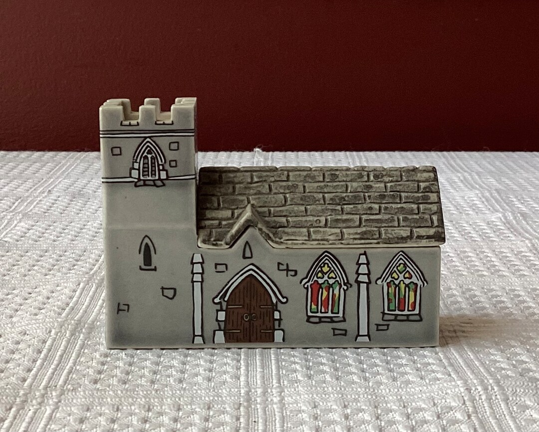 Vintage Wade Miniature Church Figurine, Made in England, 3” L - Etsy