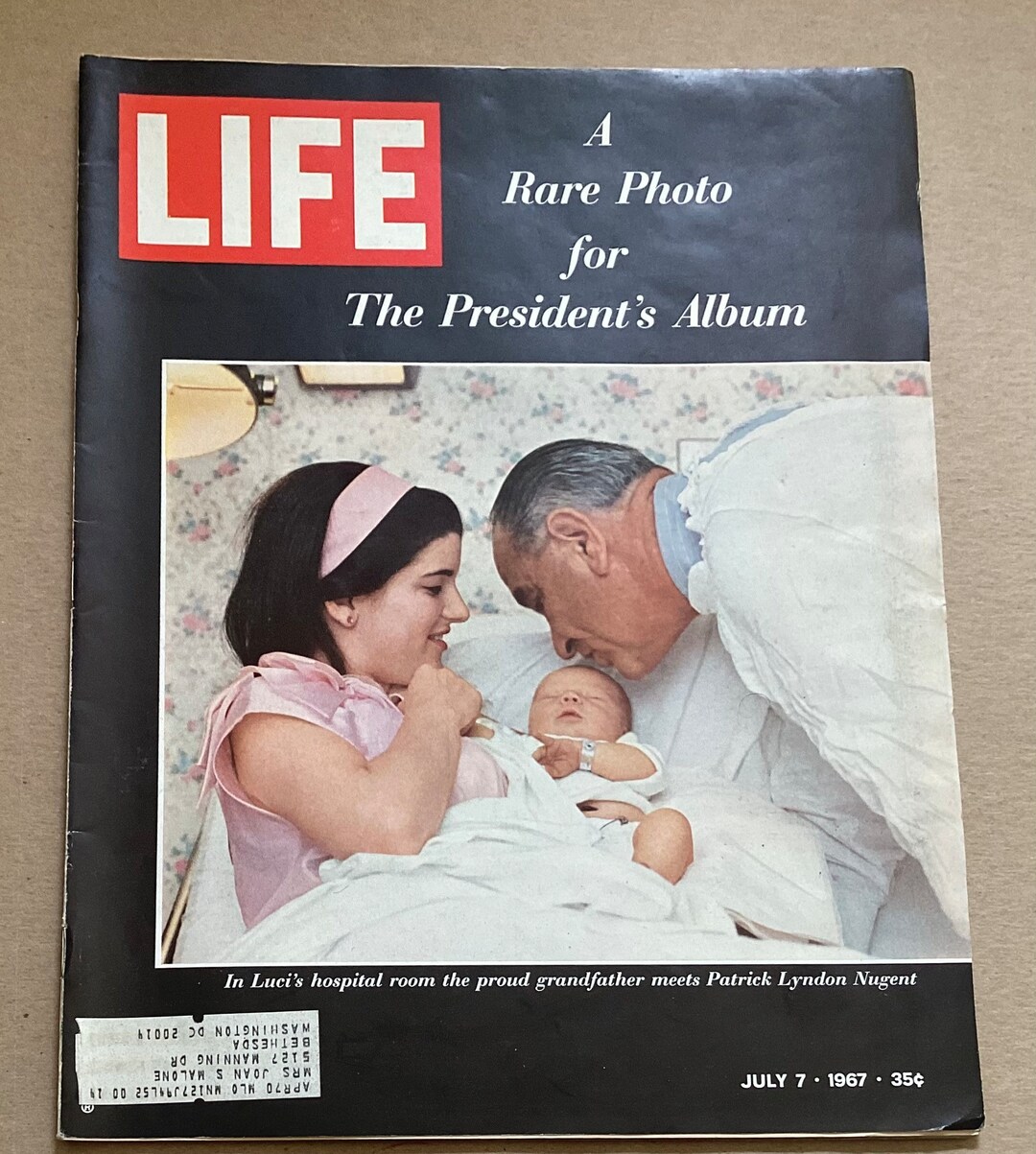 Vintage Life Magazine July 7, 1967, President Lyndon Johnson, A Rare ...