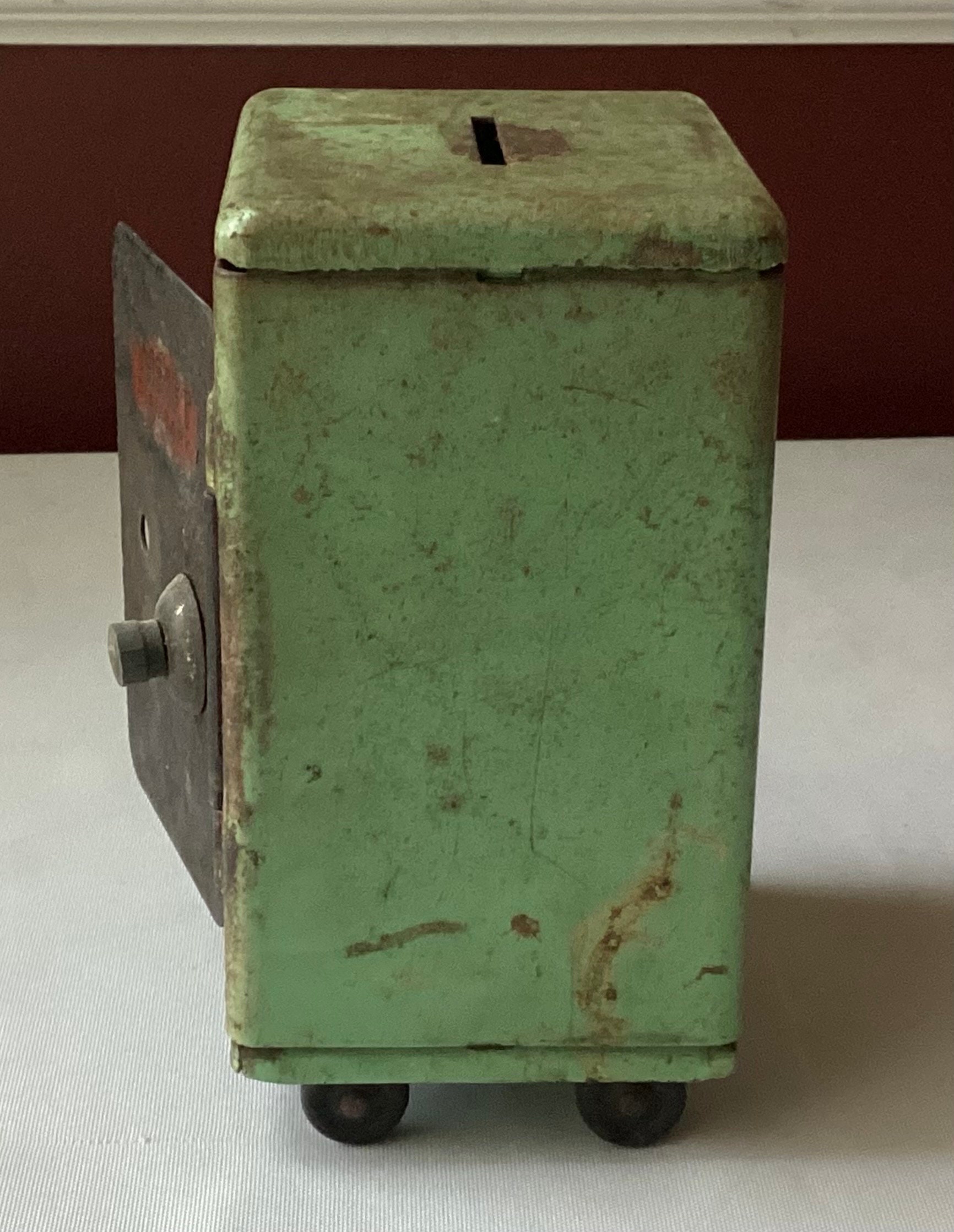 Vintage Thrift Dial Bank Metal Coin/ Piggy Bank, 4 3/4" T X 3" W - Etsy