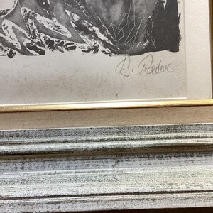 VTG Bernard Reder Wood Cut, Portrait of Marie Antoinette, Hand Signed ...