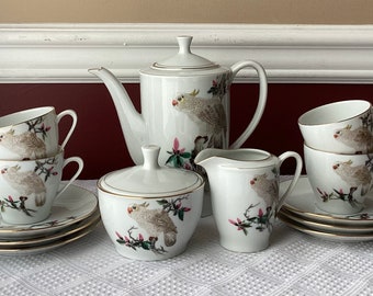 Chinese Bird Tea Set - Etsy