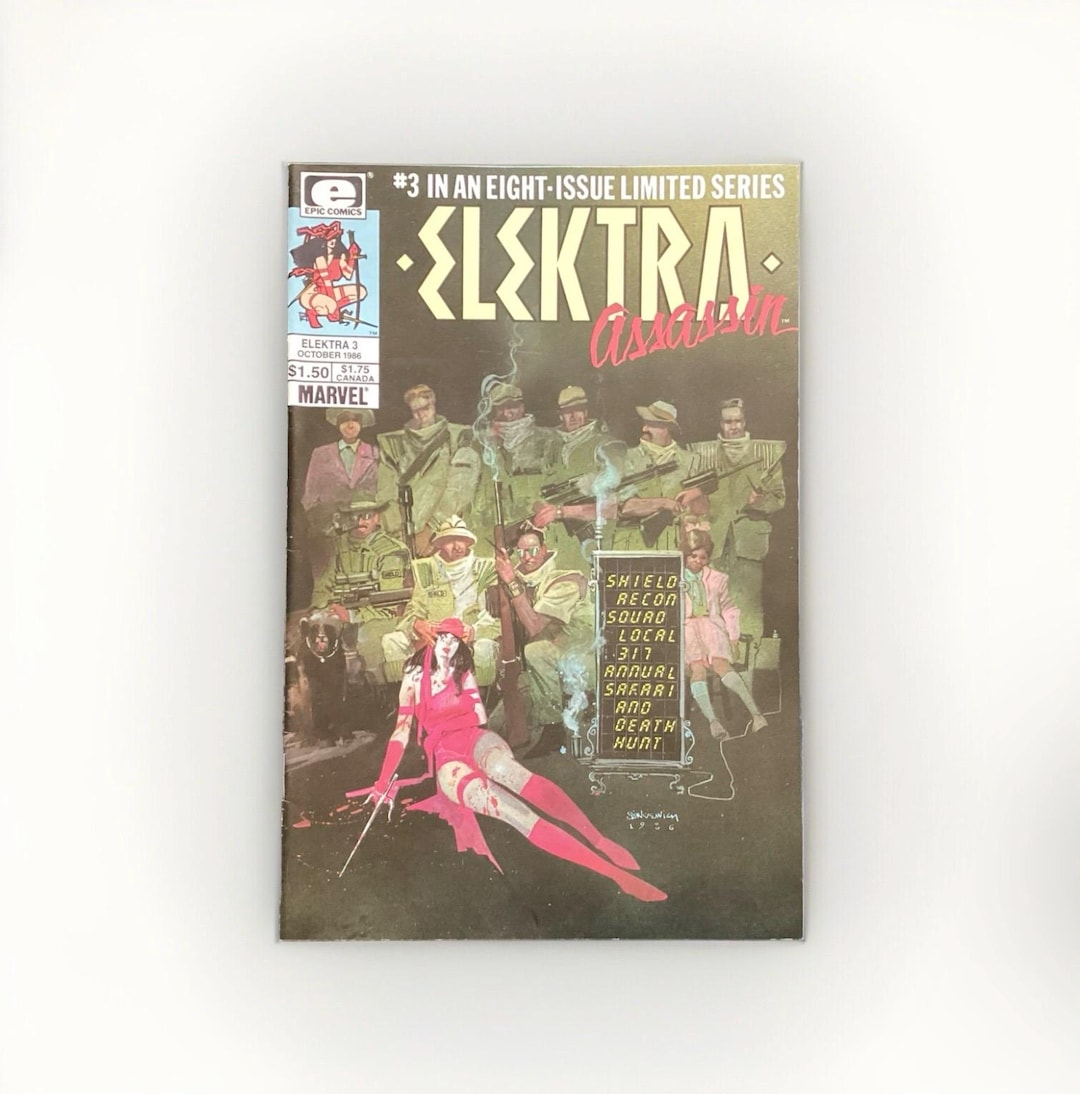 Vintage Electra Assassin No. 3 Marvel Comic Book, 1986 - Etsy
