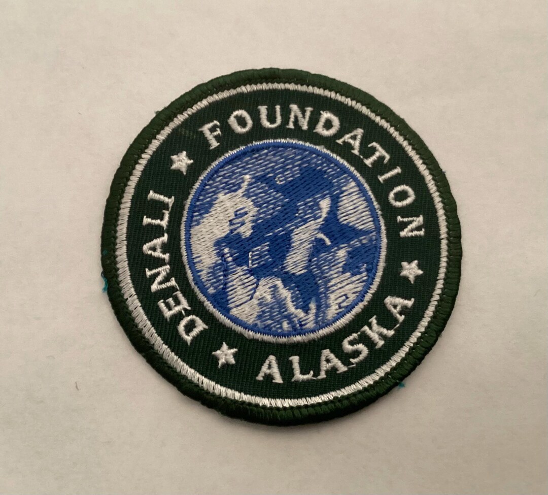 Vintage Denali Foundation Alaska Patch/ Travel Souvenir / US State ...