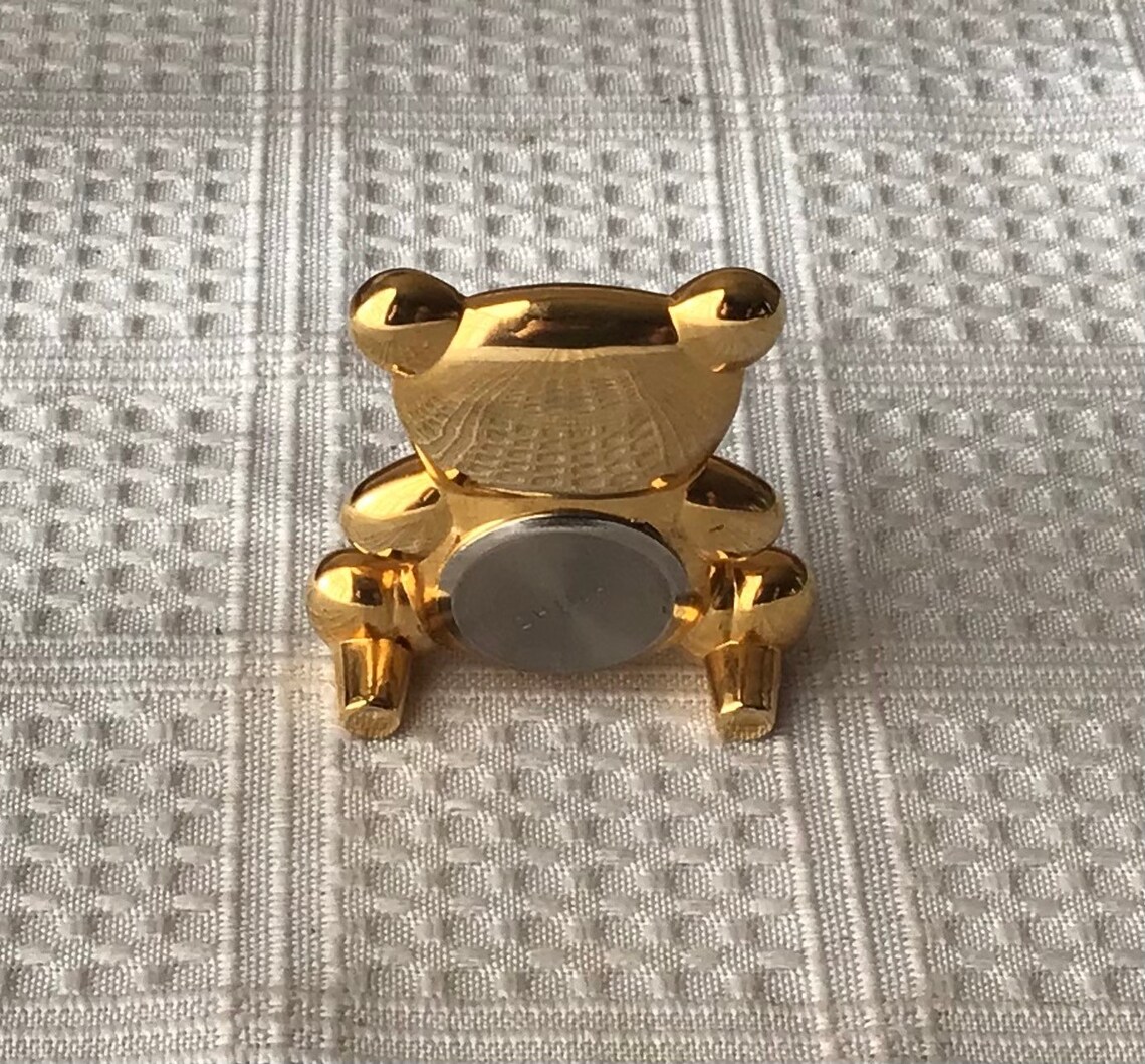 Vintage Collezio Miniature Teddy Bear Quartz Clock Working - Etsy