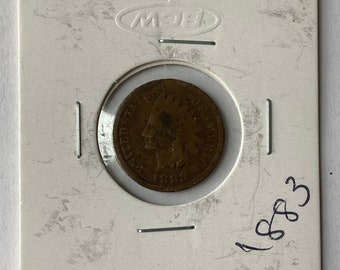 Vintage Miniature Replica Coins 1883 Liberty Dollar and 1903 Indian ...