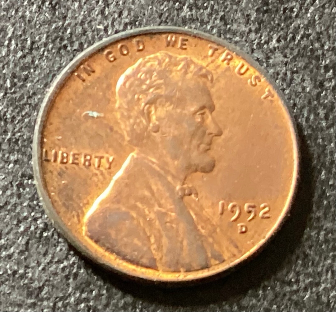 1952-D Lincoln Wheat US Penny - Etsy
