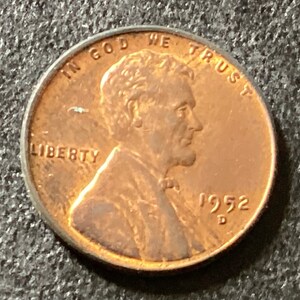1952-D Lincoln Wheat US Penny - Etsy
