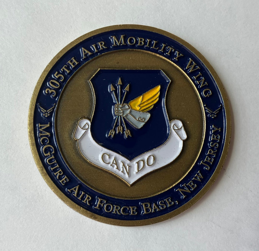305th Air Mobility Wing Mcguire Air Force Base, NJ Challenge Coin - Etsy