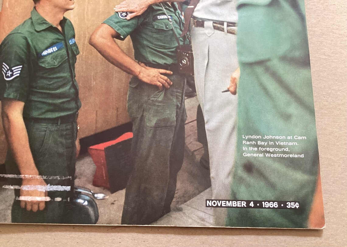 Vintage Life Magazine November 4, 1966, Lyndon Johnson, the President’s ...
