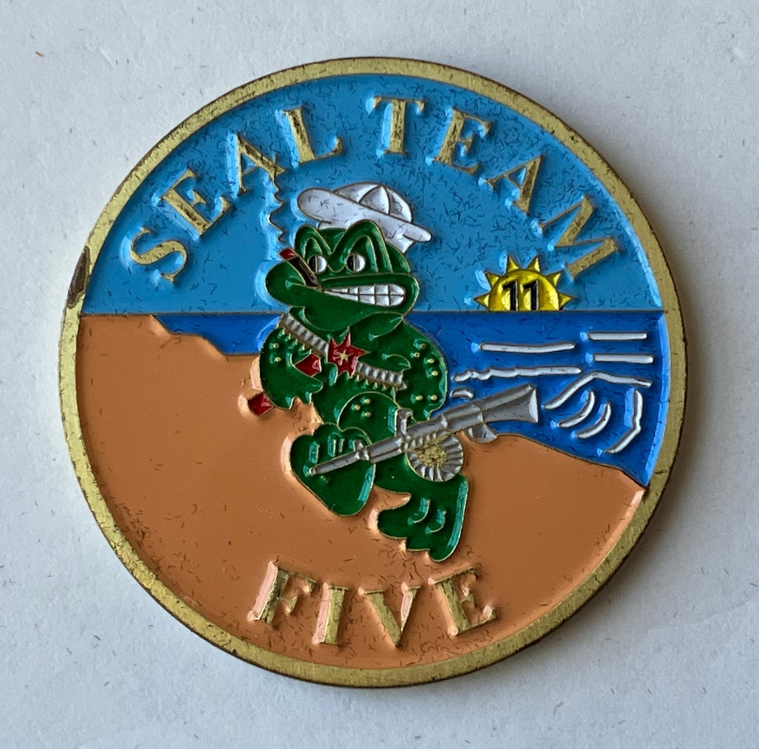 US Naval Special Warfare Command Seal Team Five Challenge Coin - Etsy