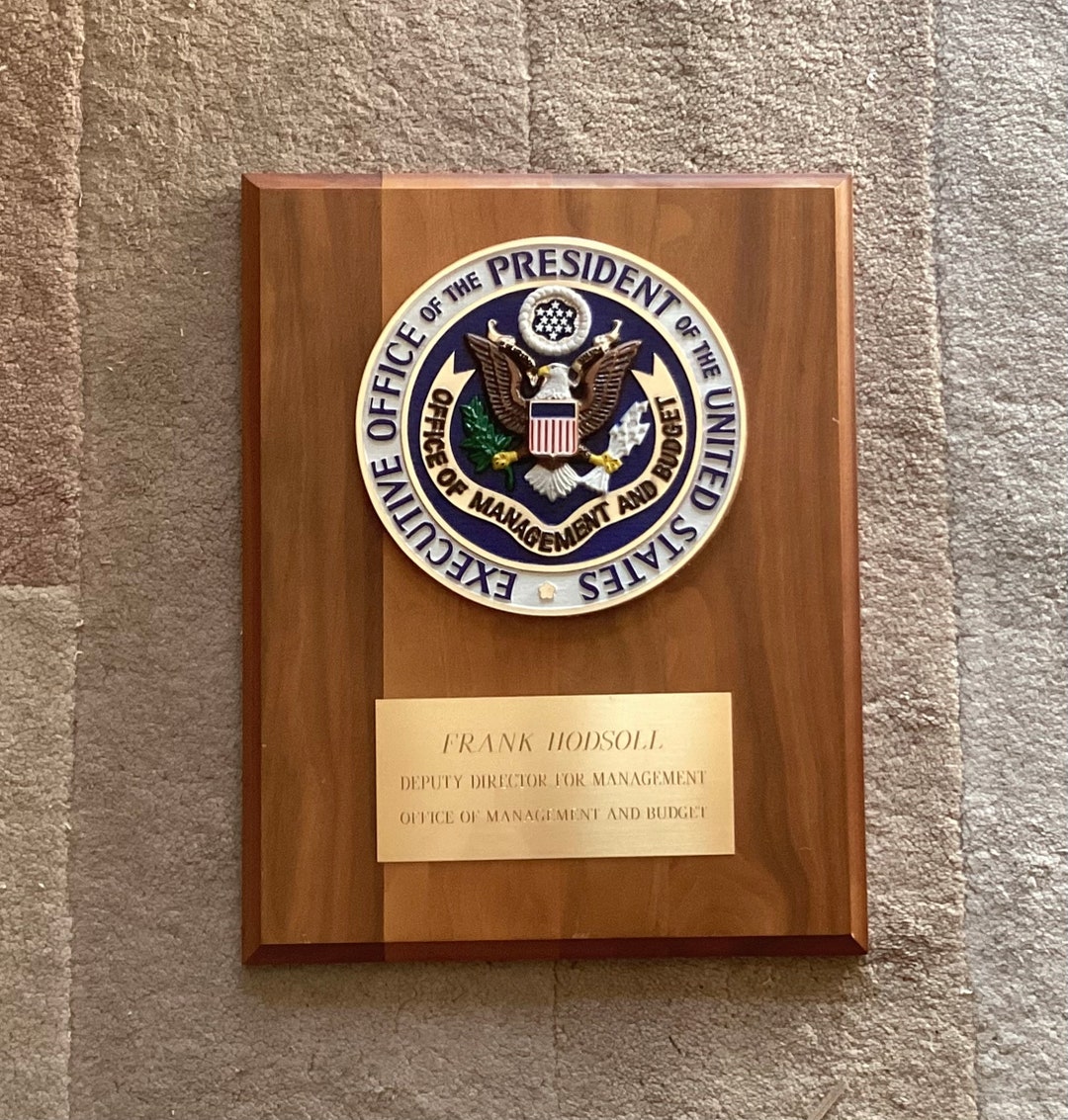 Executive Office of the President of the United States Emblem Plaque ...