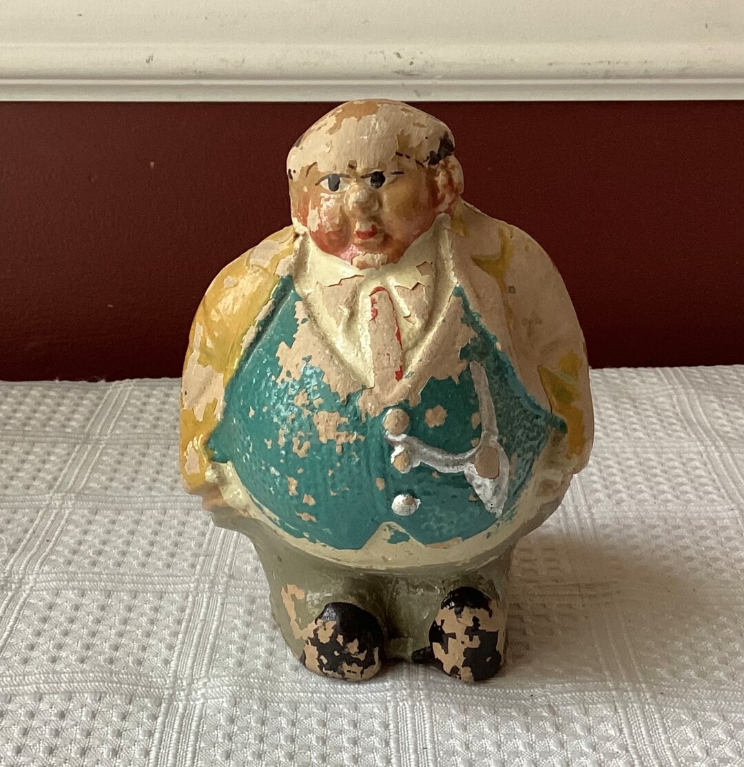 VTG Mexican Folk Art Coin Bank of a Man, Marked mexico, 4 1/2 Tall - Etsy