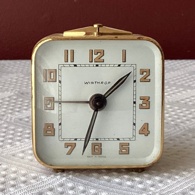 Vintage Travel Clock - Etsy