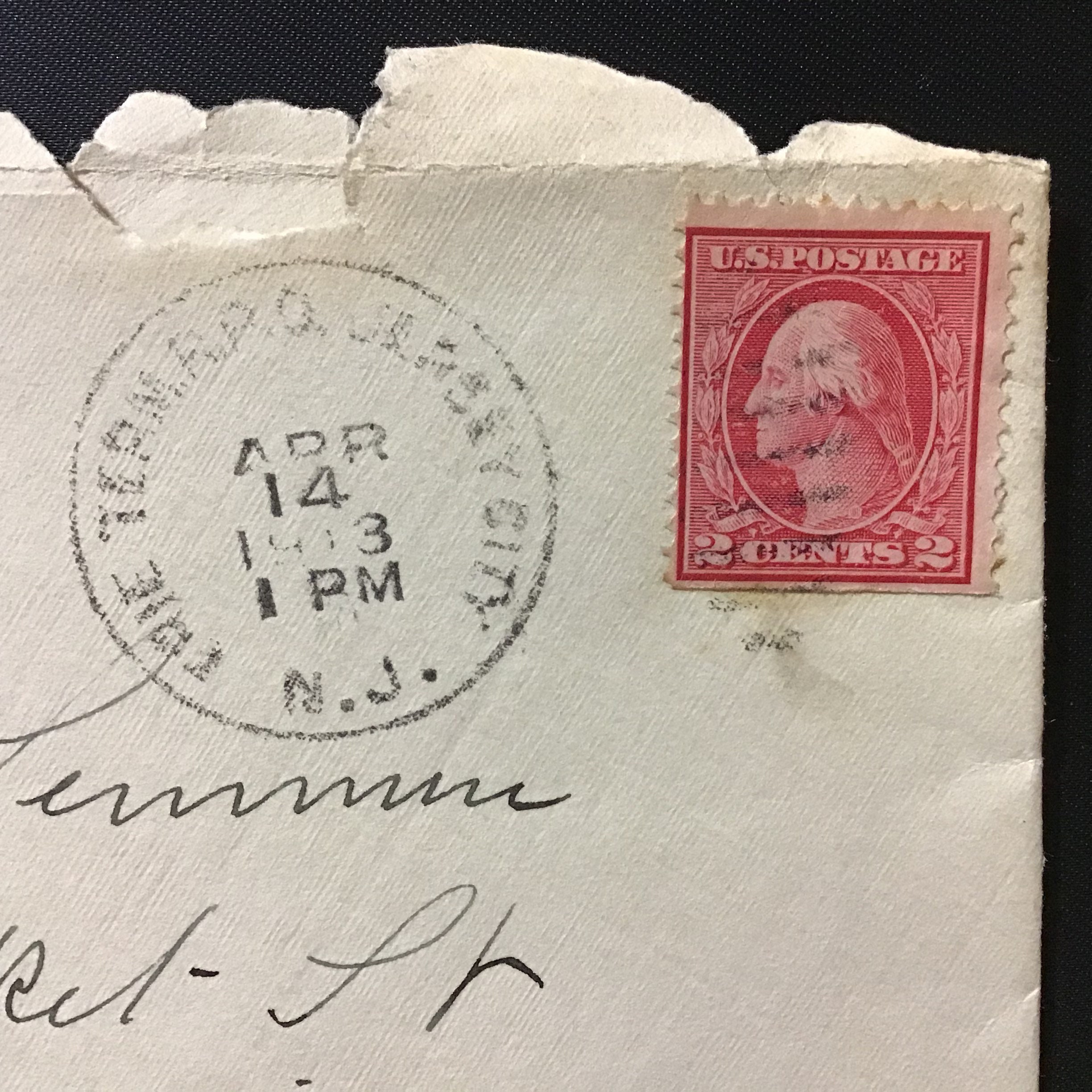 George Washington 2 Cent Stamp Rose Envelope Postmarked Apr - Etsy UK