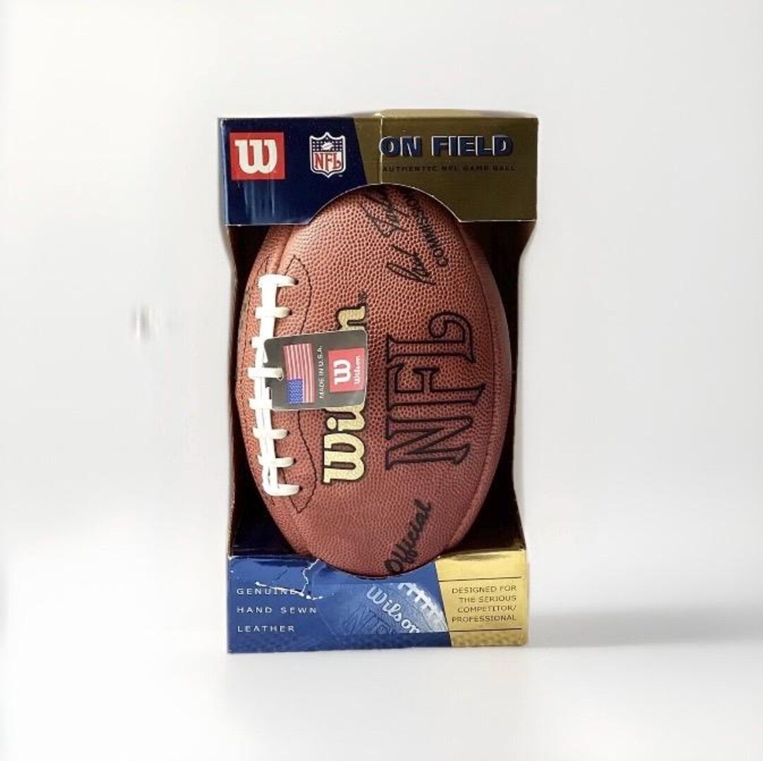 Wilson on Field Authentic NFL Game Ball, National Football League - Etsy