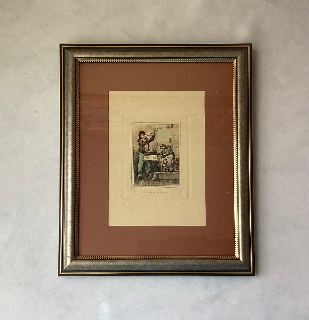 Rare Antique Lithograph by Carle Vernet, Artist: Marie-antoine Carême ...