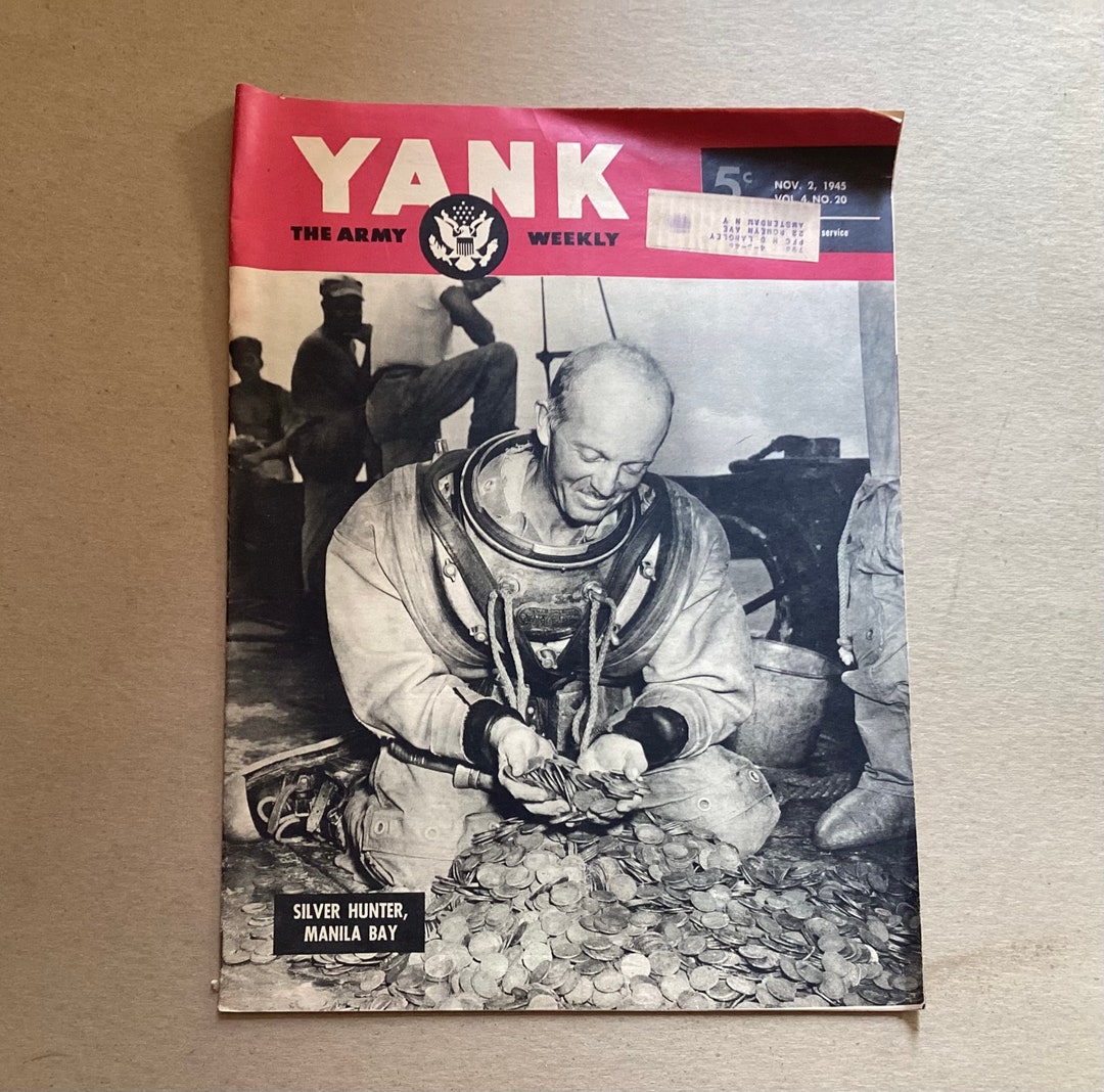 VTG WWII Yank the Army Weekly Magazine, Nov 2, 1945, Vol. 4, No. 20 - Etsy
