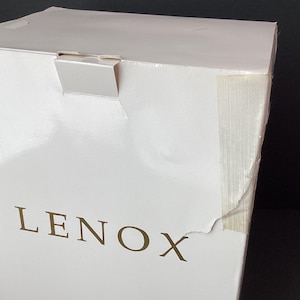 VTG Lenox Santa Clause Figurine in Box, Lenox Yuletide Spirit Figurine ...