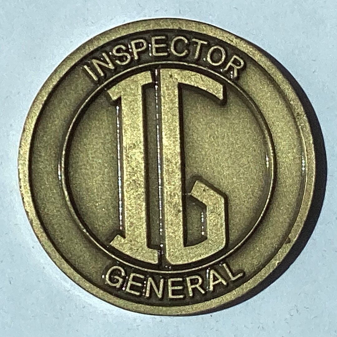 US Air Force Inspector General Challenge Coin - Etsy