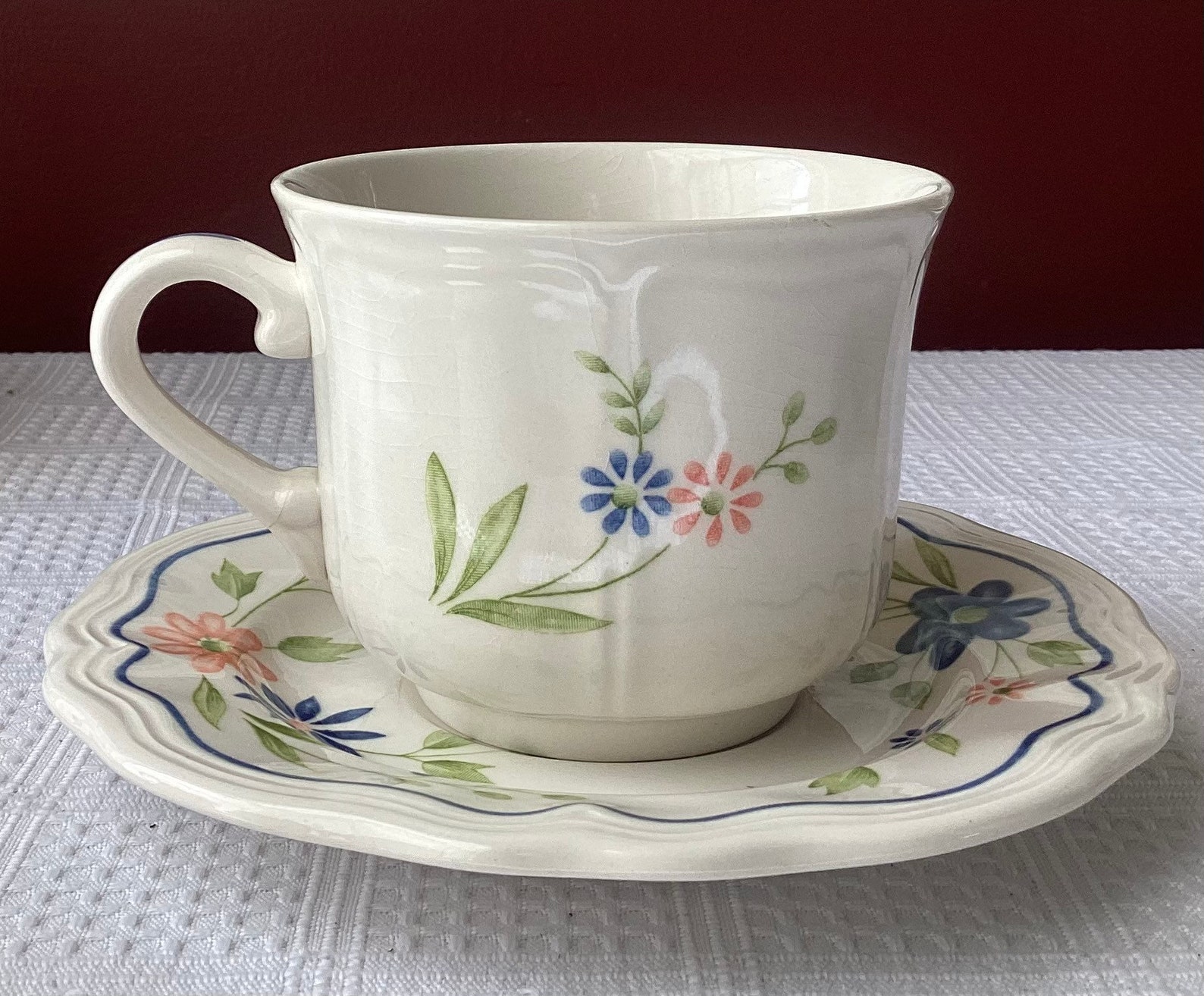 Vintage 23-piece Country French Ironstone Tea Set Service for - Etsy