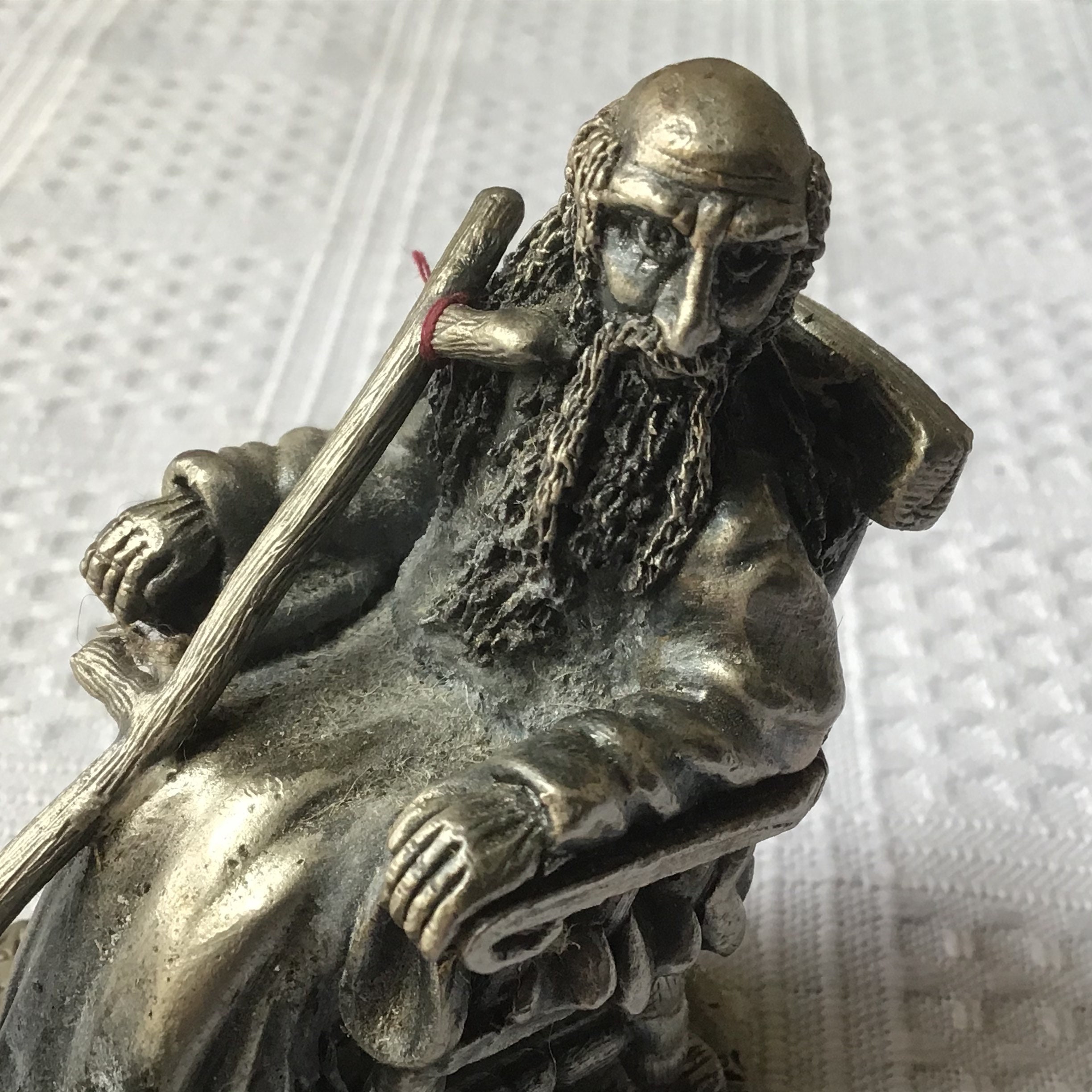 Vintage Pewter Old Father Time Figurine by Mark Locker | Etsy