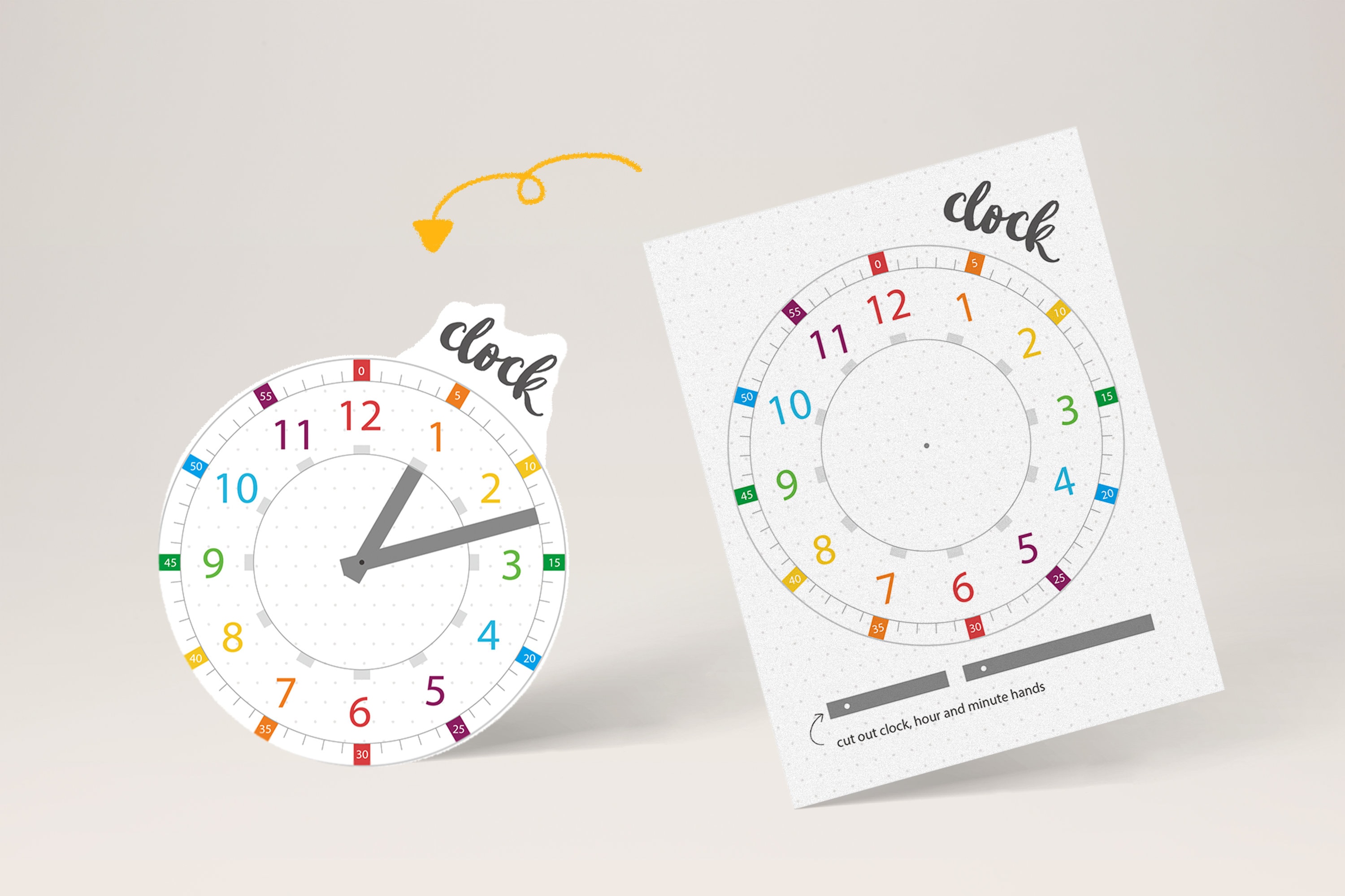 Clock Cutouts | Telling Time and Numeracy | Clock Fun Game | Time ...