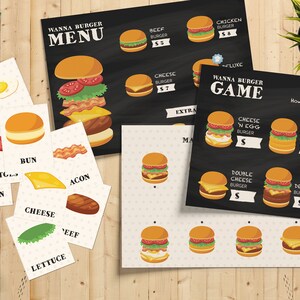 Burger Menu Game | Pretend Restaurant | Money and Counting | Kids Flash ...