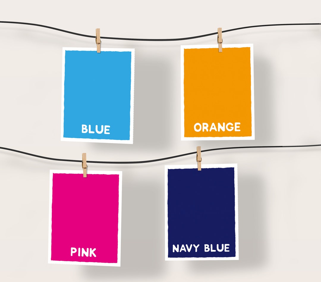 Color Flashcards | Color Education | Color Play | Color Combinations ...