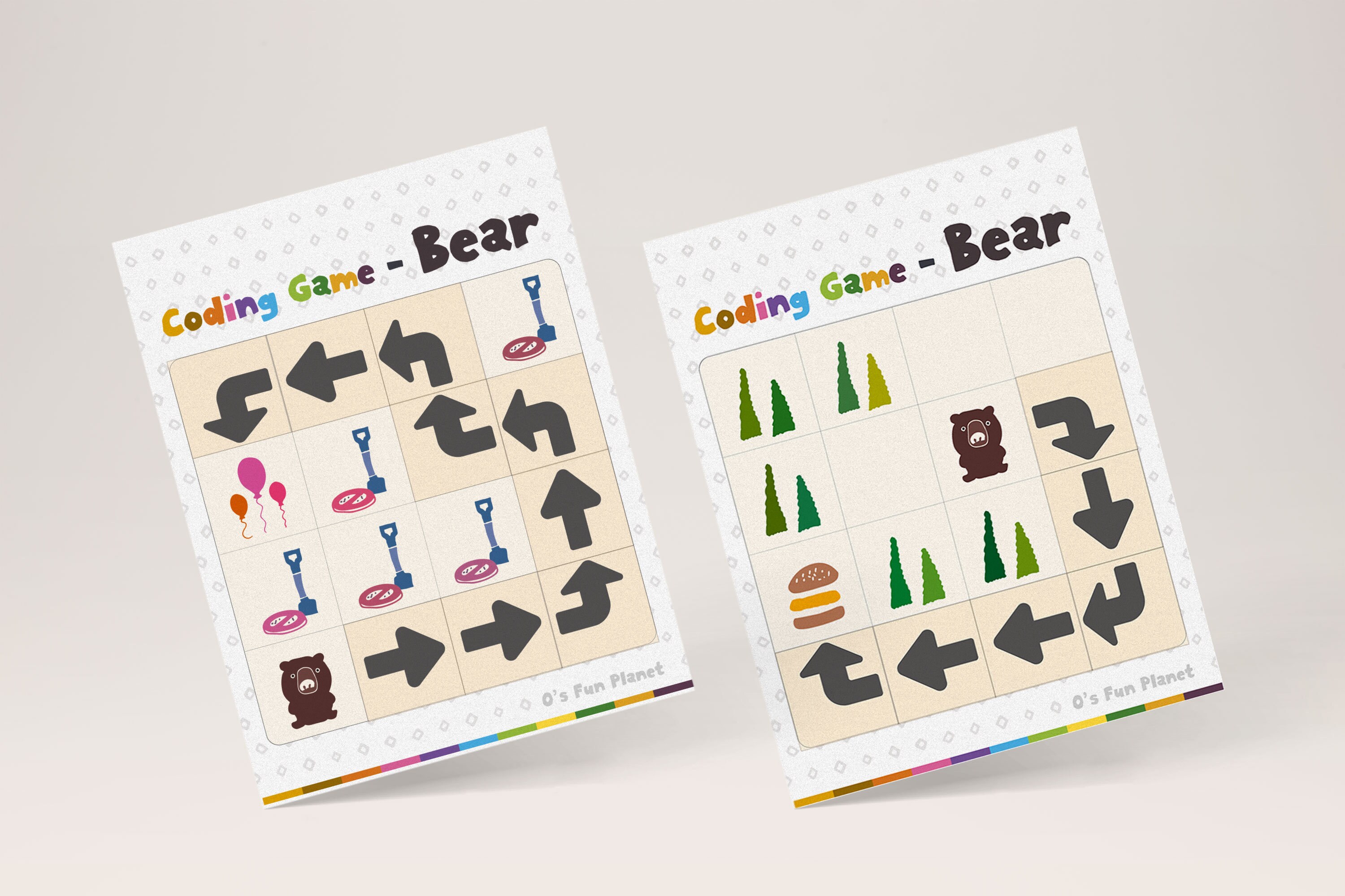 Bear Coding Game | Coding Tiles | Programming Game | STEM Learning ...