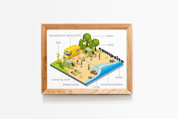 Camping Games Introduction to the Great Outdoors Camping | Etsy