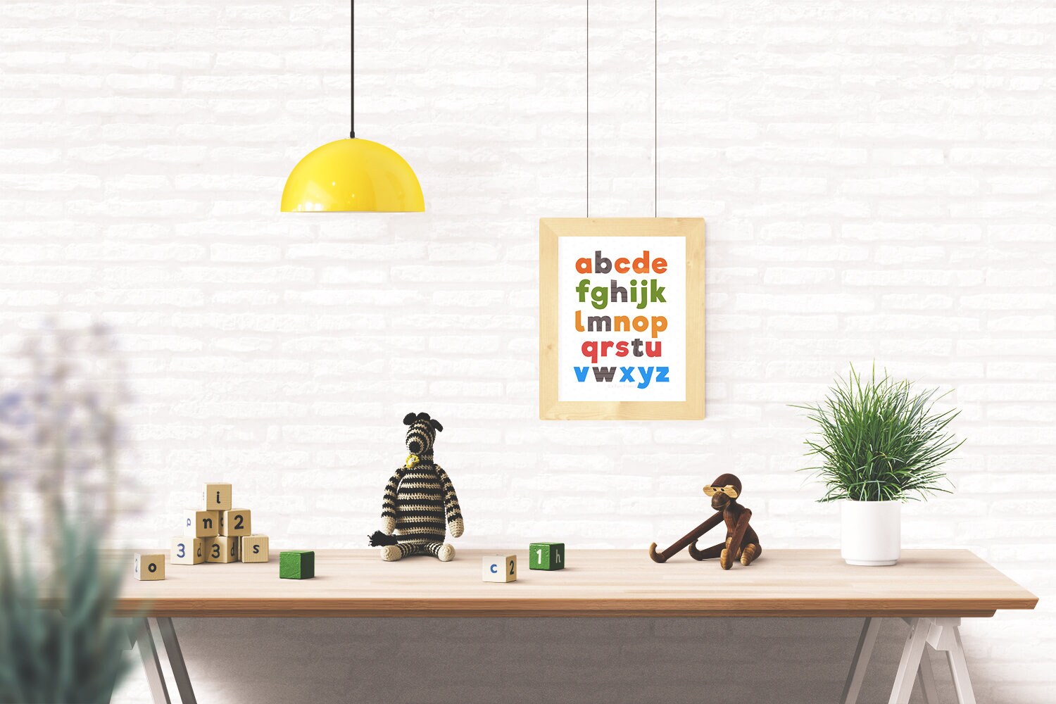 A-Z Alphabet Poster Alphabet Poster in 3 Sizes Learn Abcs - Etsy