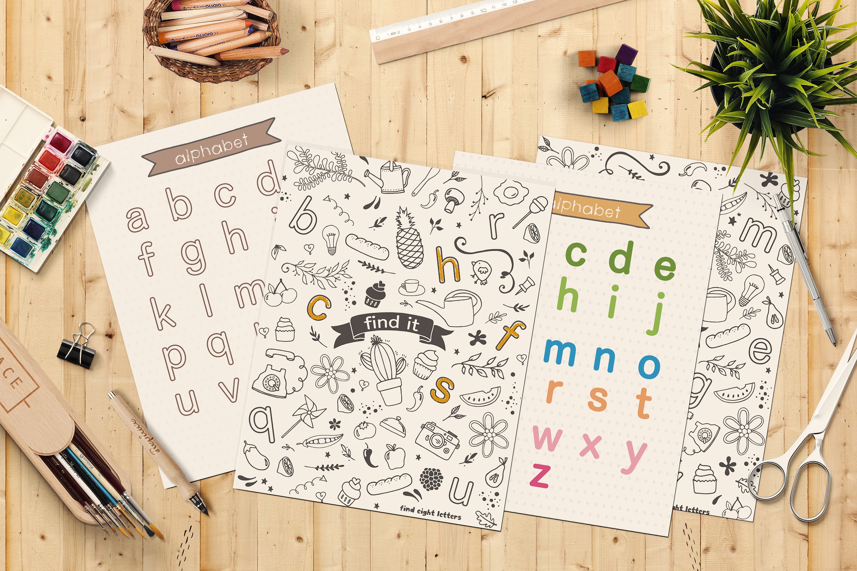 Lowercase Letters | English Letter Find | Small Letters Game | Find and ...