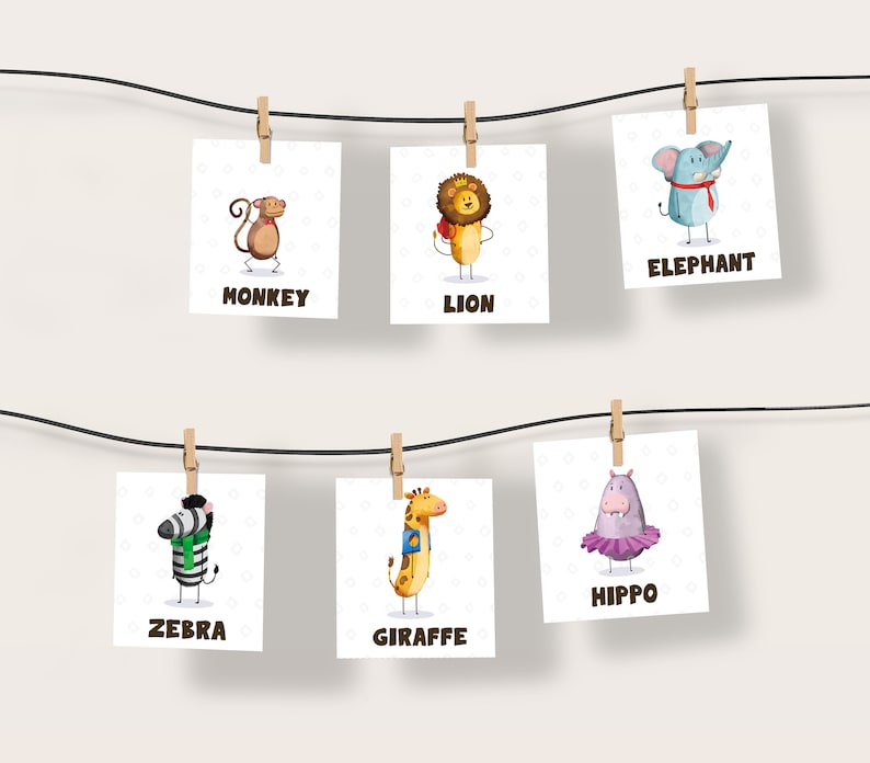 Animals Go Home Game | Letters and Animals Game | Animal Flashcards ...